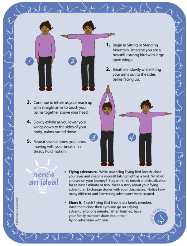 Happy Friday! A student-created breathing practice to "exhale the week ...