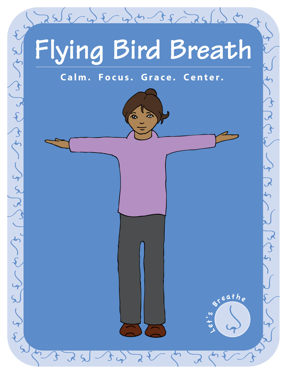 Happy Friday! A student-created breathing practice to "exhale the week ...